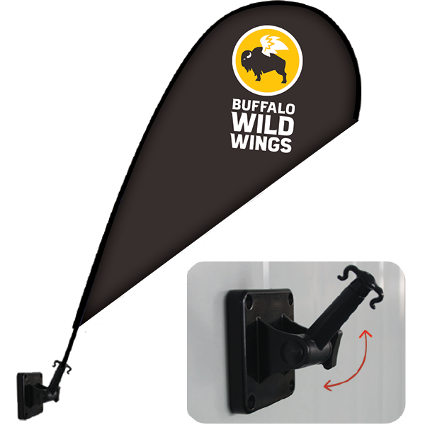 Mini Teardrop Flag Double Sided Magnet – B-Dubs Employee Store